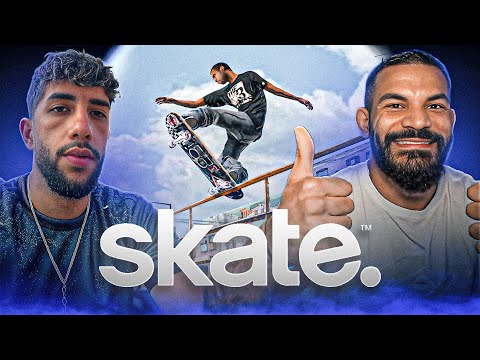 EDIZ IST ÜBERFORDERT 😂 Das Erste Mal Skate mit Jussef