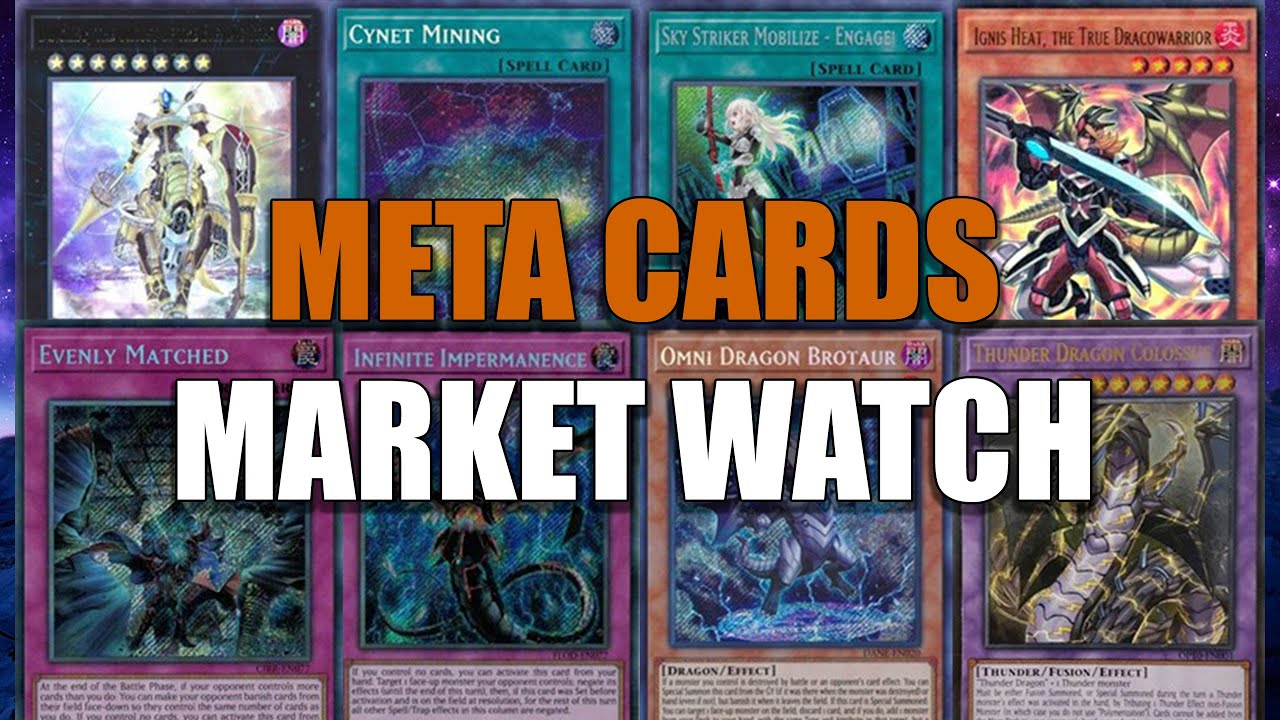 Yu-Gi-Oh! Meta Cards Market Watch - YouTube