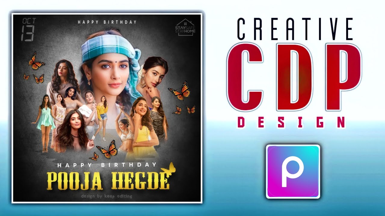 Picsart Birthday Poster Design | cdp editing in picsart | mobile CDP ...
