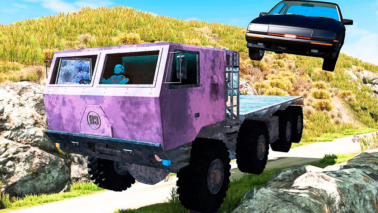 Epic Cliff Drops - BeamNG Drive #33 - YouTube