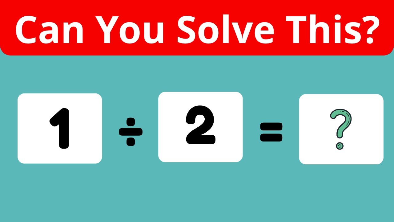 100 Math Questions in 3 Levels | Easy Medium ️ Hard - YouTube