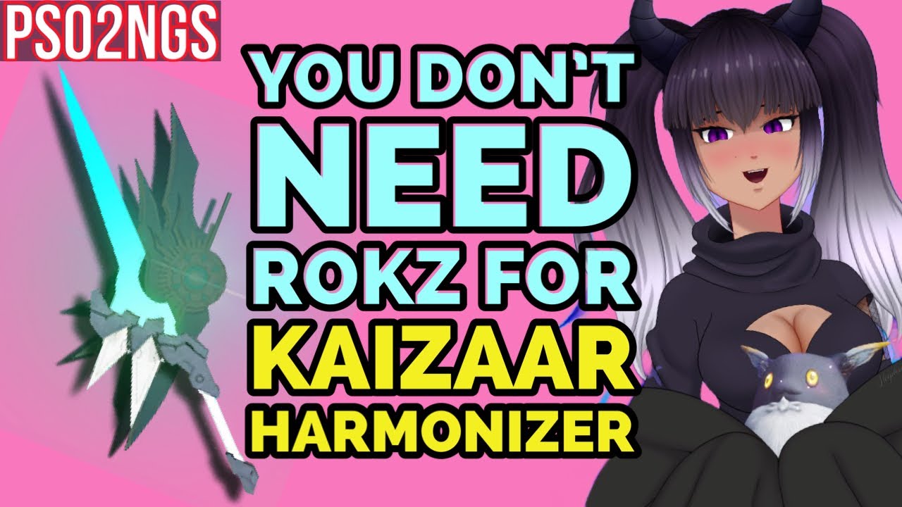 PSO2 NGS || ROKZ is not needed to Craft a Kaizaar Harmonizer || Waker ...