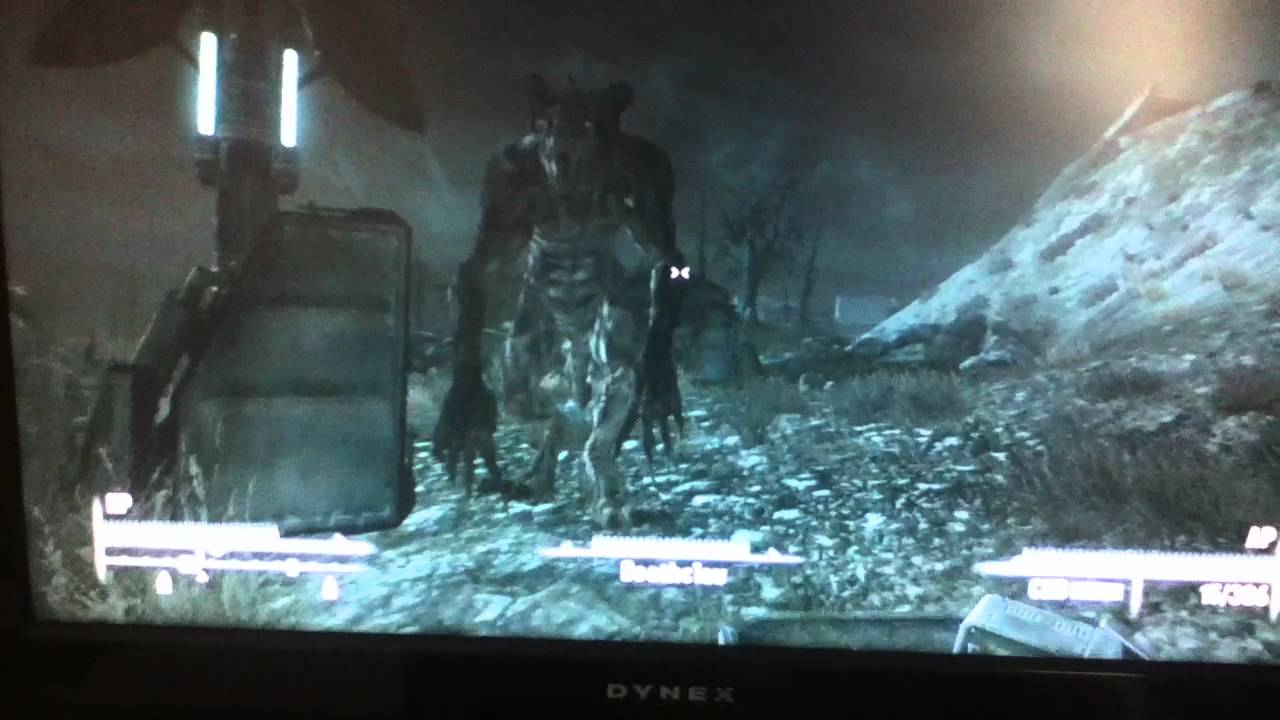 Fallout 3 - Friendly Deathclaw - YouTube