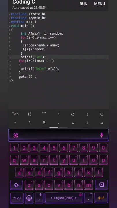 printing random number in C programing #coding #cprograming #computertech98 - YouTube