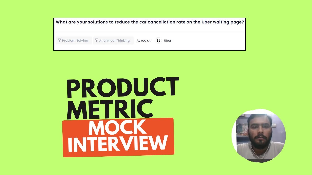 How I Answer Product Metric Questions (LIVE Example & Framework) - YouTube