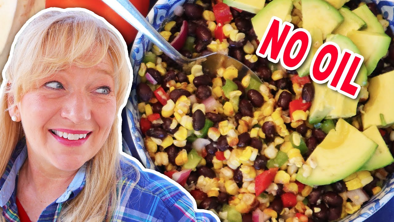 Best Corn Bean Salad Recipe | Cowboy Caviar | Whole Food Plant Based ...