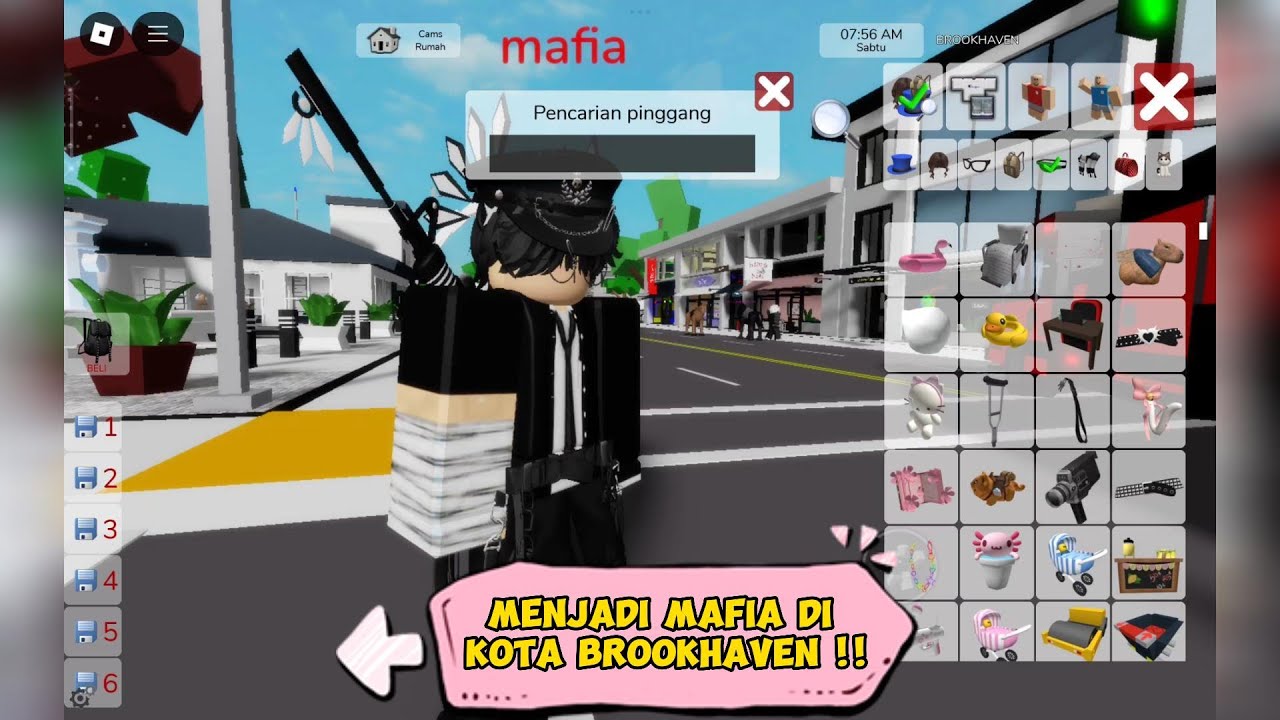 Menjadi Mafia di Kota Brookhaven !! Roblox - YouTube