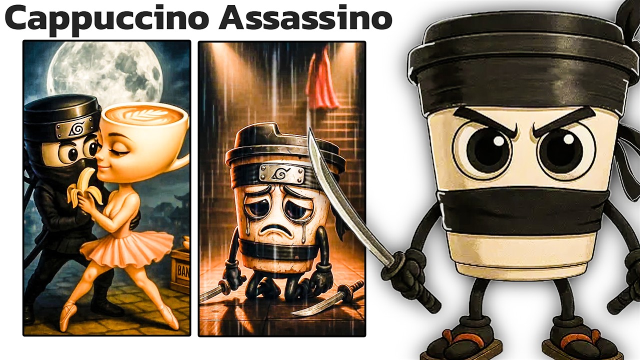 Cappuccino Assassino. Husband of Ballerina Cappuccina? Italian Brainrot ...