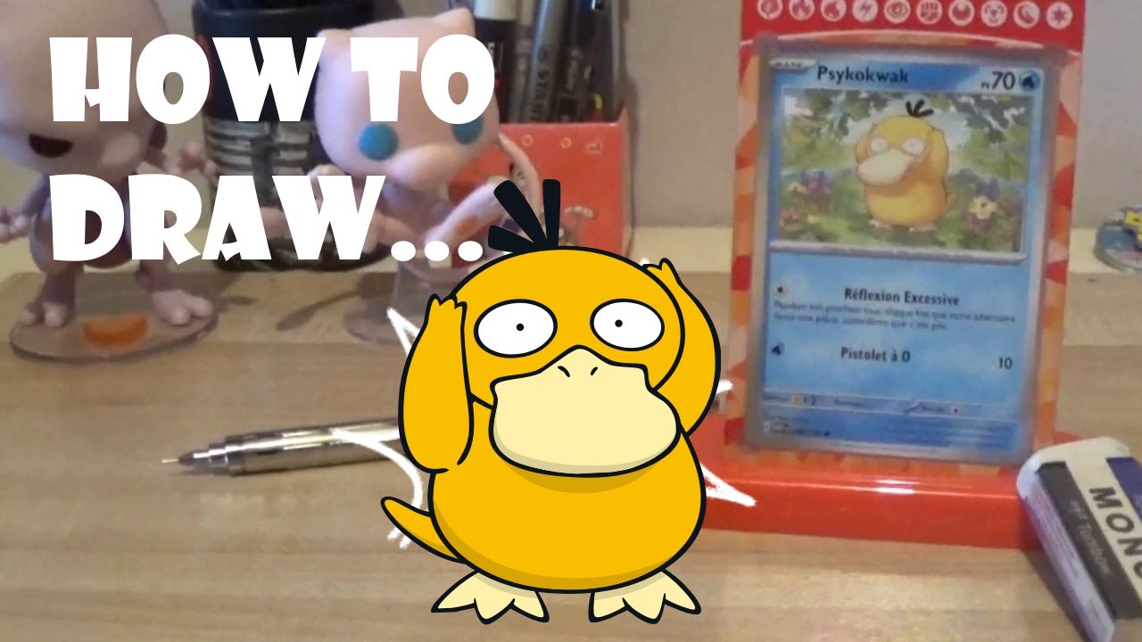 How To Draw : Psyduck / Psykokwak - YouTube