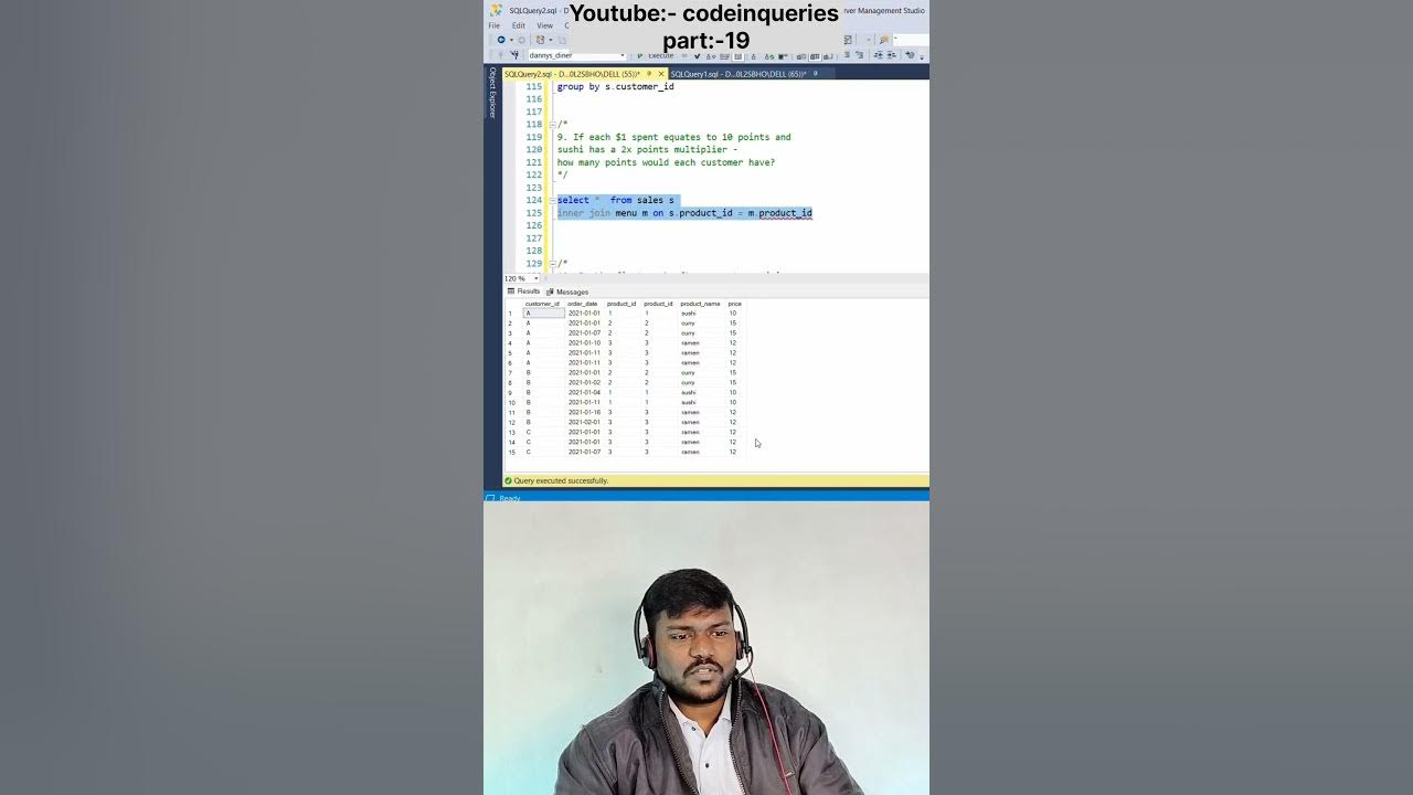 SQL case study question #sql #coding #leetcode #database - YouTube