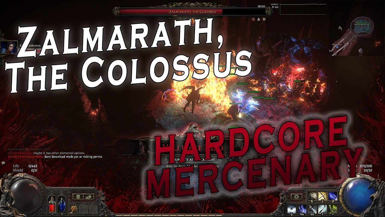 Path of Exile 2 SOLO Zalmarath the Colossus - Hardcore League ...