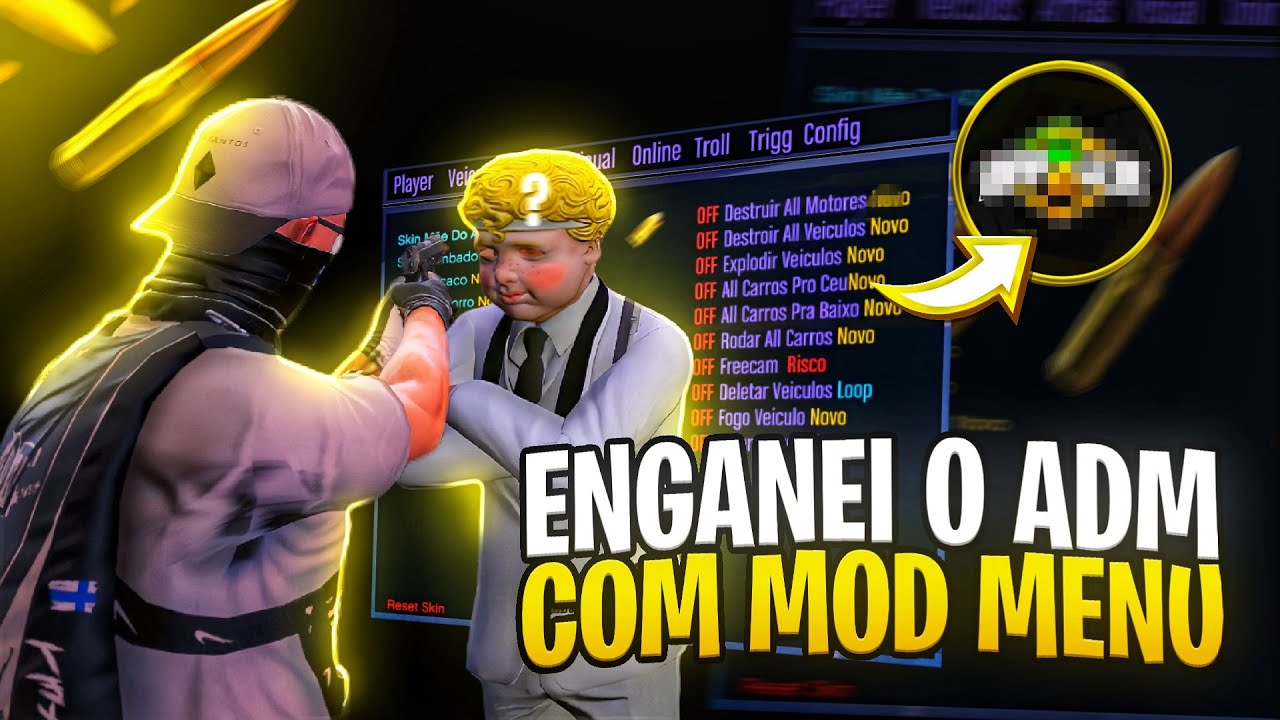 EU CONSIGO FALIR QUALQUER SERVIDOR COM ESSA FUNÇÃO DO MOD MENU GTA RP ...
