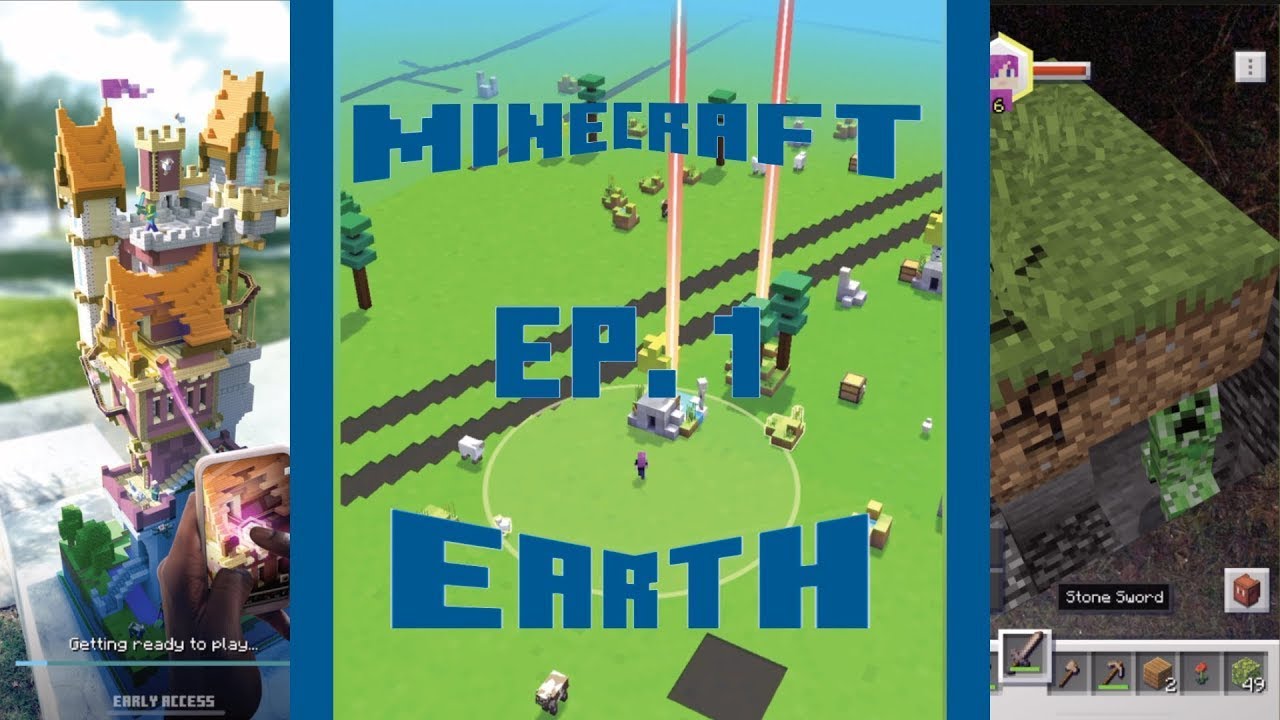 Minecraft Earth Episode 1 - YouTube