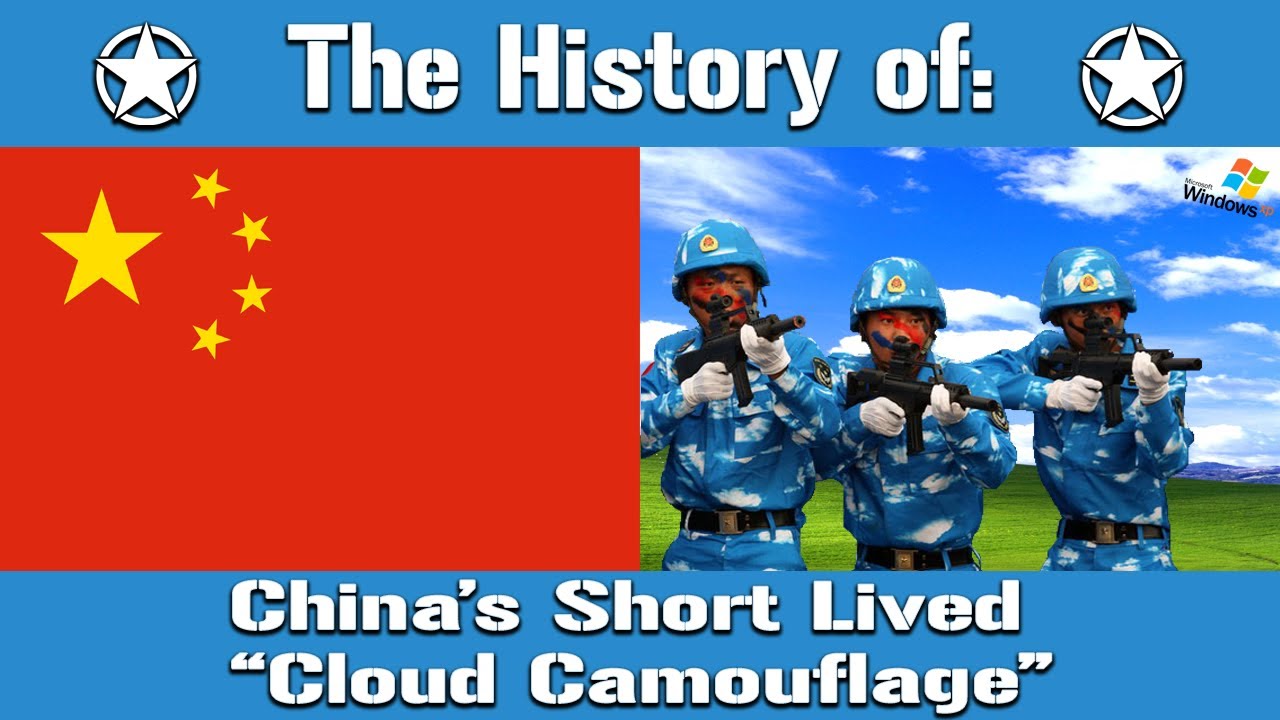 The Short but Curious Story of China's Bizarre "Sky and Clouds" Camouflage | Uniform History ...
