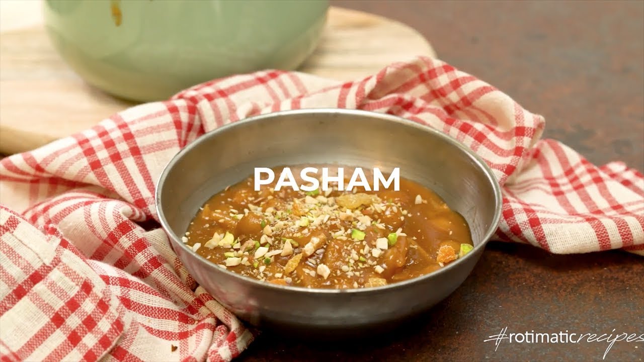 Rotimatic Recipes: Pasham - YouTube