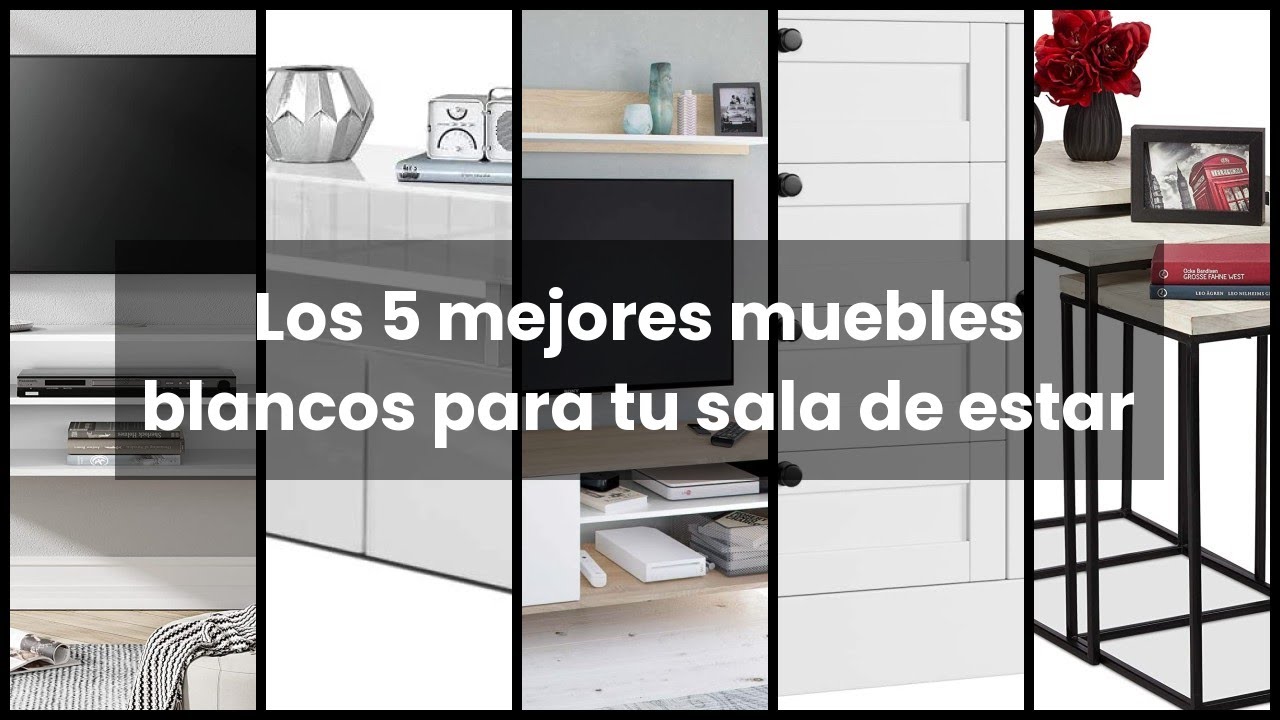 MUEBLE SALON BLANCO: Los 5 mejores muebles blancos para tu sala de ...