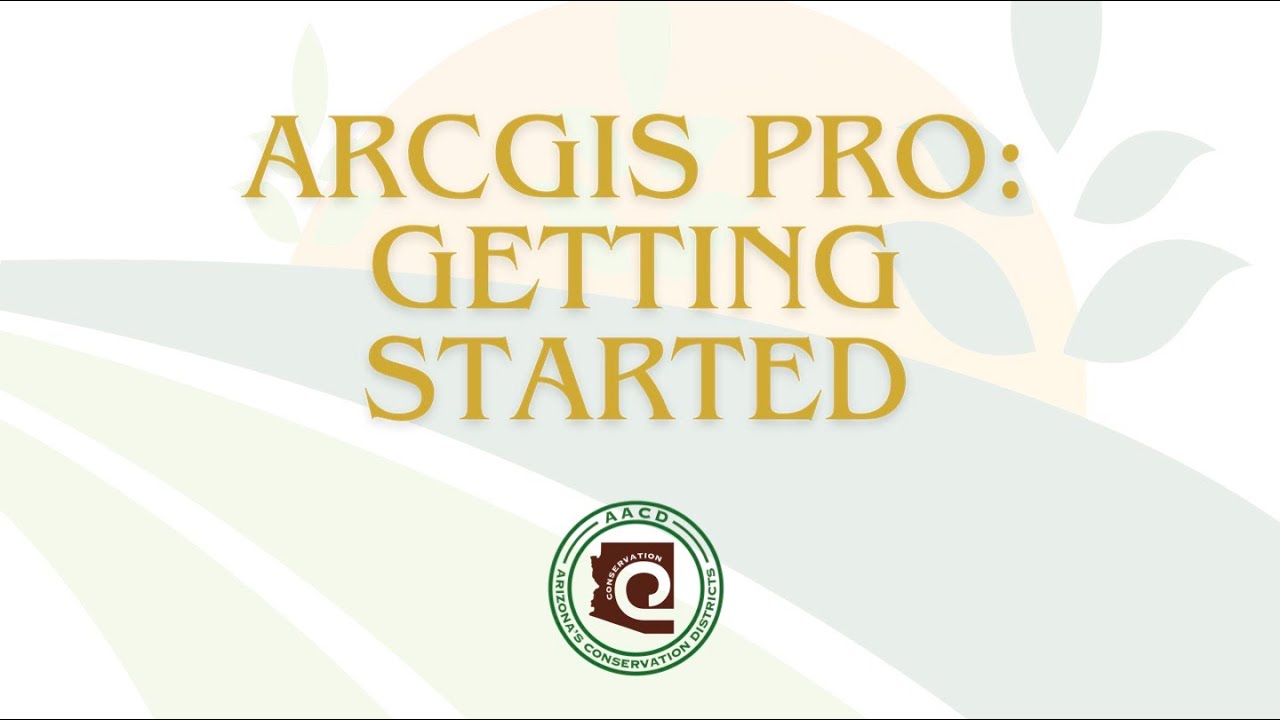 Getting Started ArcGIS Pro - YouTube