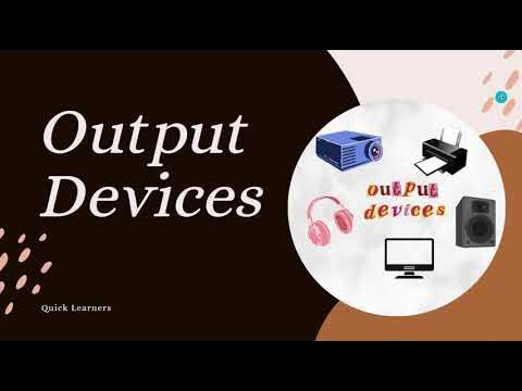 Output Devices | Types of Output Devices | Computer Fundamentals ...