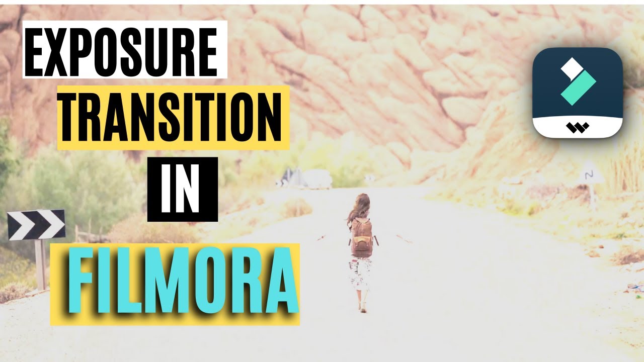 How To Create Exposure Transition in FILMORA 12 - YouTube
