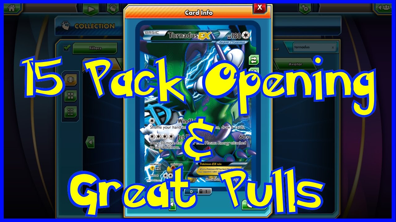 15 Pack Opening and Great Pull! Pokemon Trading Card Game Online! - YouTube