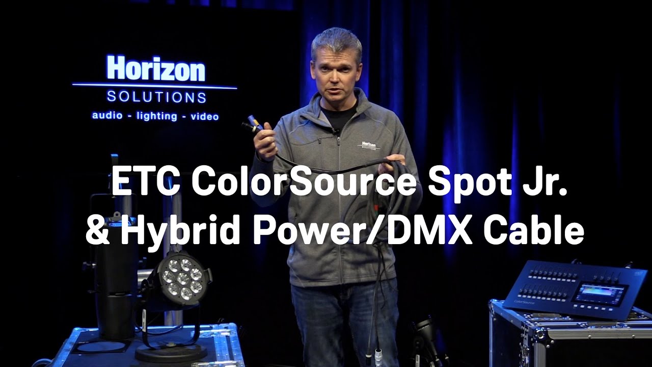 Compact LED Spot Light - ColorSource Spot - YouTube