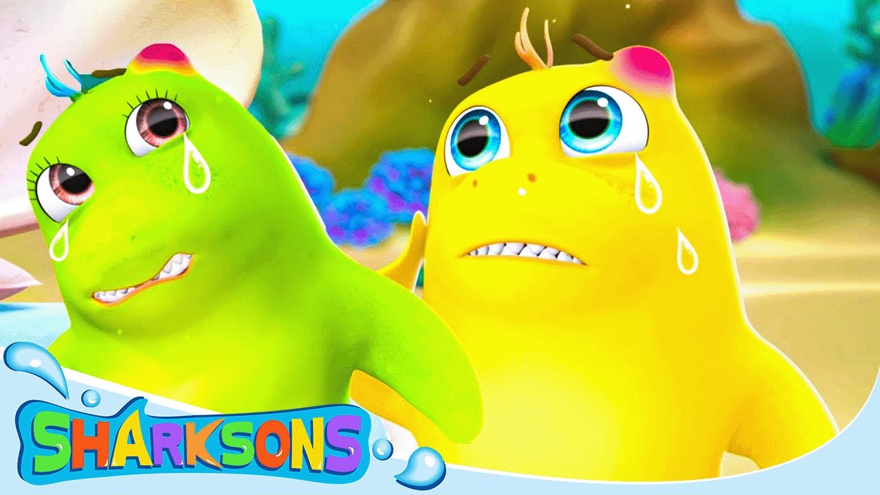 5 Little Reef Sharks | The Sharksons - Songs for Kids | Nursery Rhymes ...