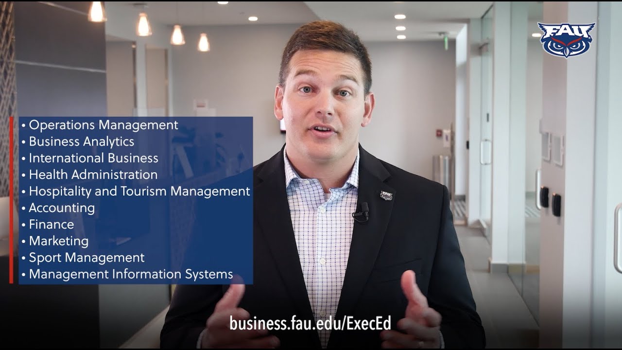FAU's MBA Concentrations - YouTube