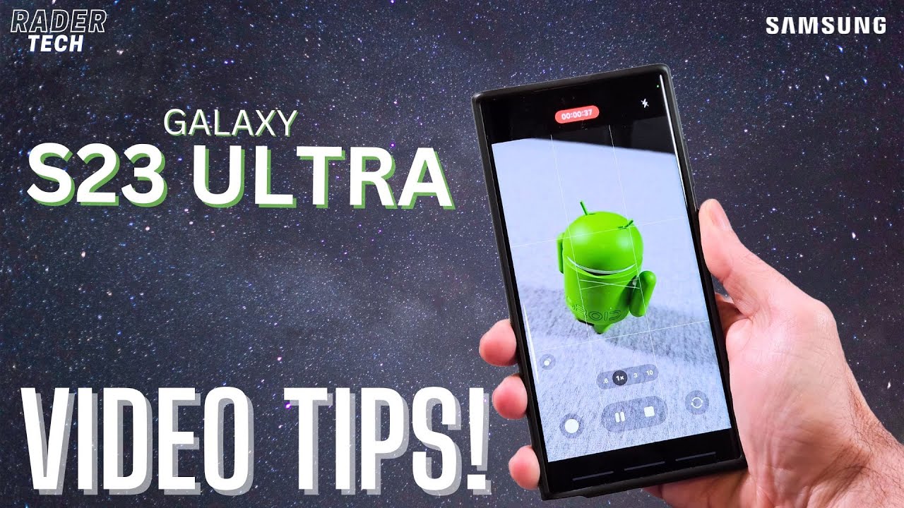 Samsung Galaxy S23 Ultra! 4 Tips for Creating YouTube Videos - YouTube