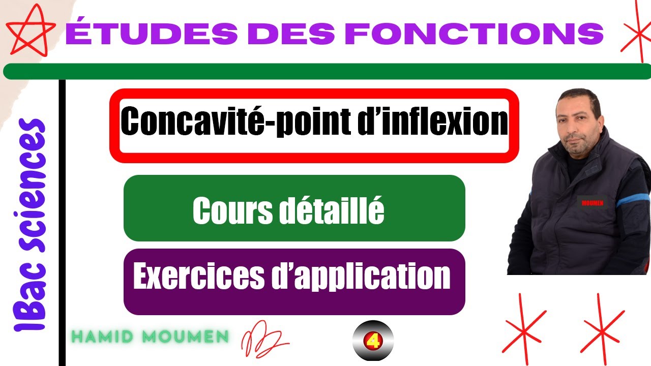 Concavité et points d'inflexions||Cours détaillé avec exercices d ...