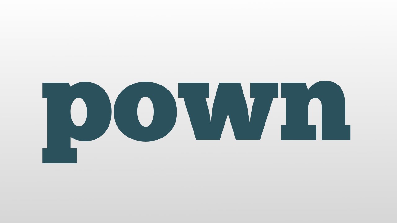 pown meaning and pronunciation - YouTube