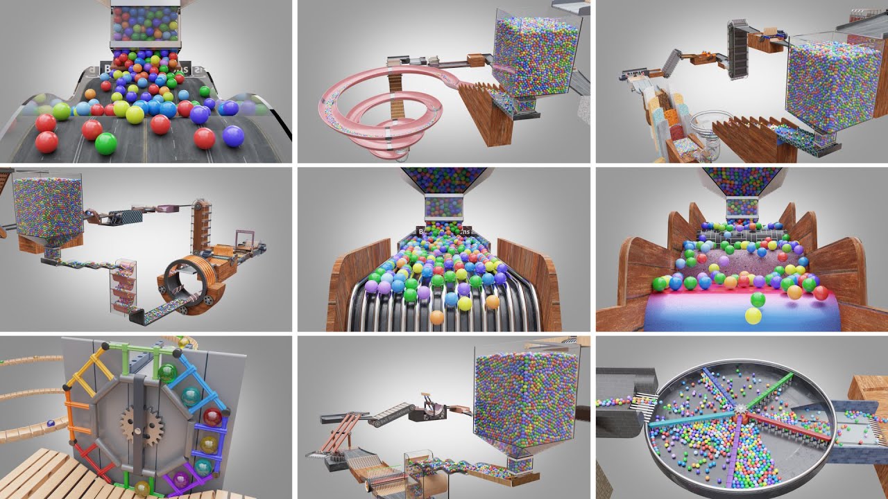 2025 Marble Run Loop animation Compilation - 4K - YouTube