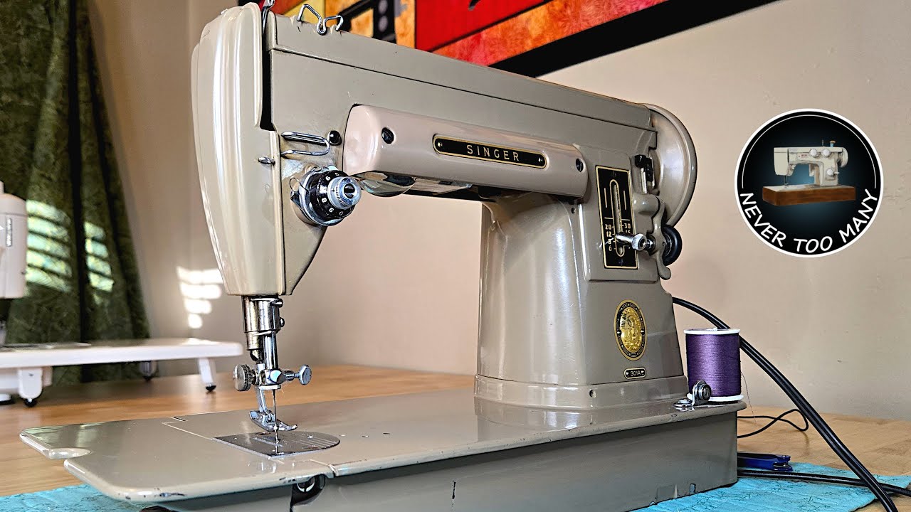 Thread and Test #2 - Singer 301A - YouTube