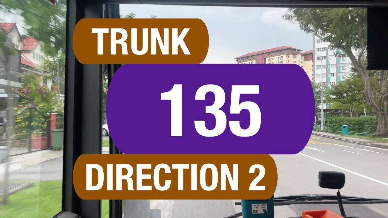 SBS Transit Trunk 135 (Direction 2) | Bus Service Route Visual - YouTube