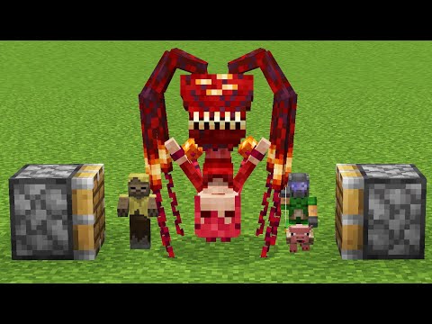 crimson + statue husk + statue piglin = ? - YouTube
