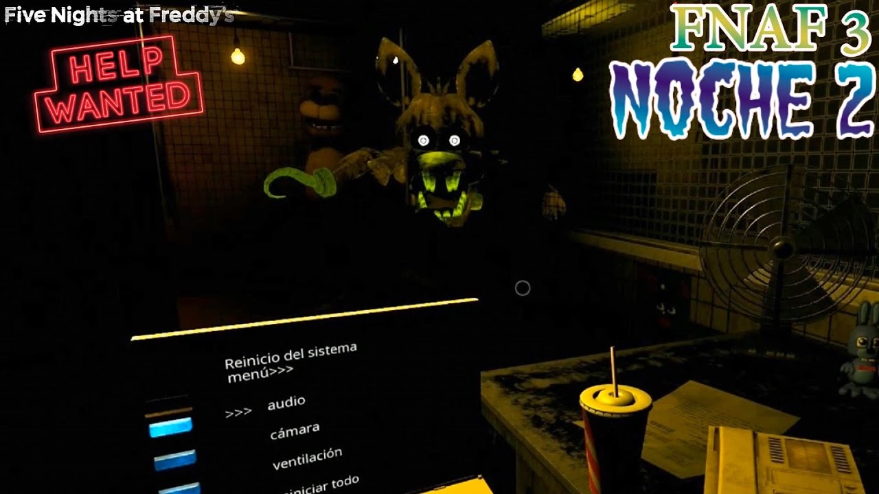 Five Nights at Freddy's: Help Wanted - FNAF 3 (Noche 2) - YouTube