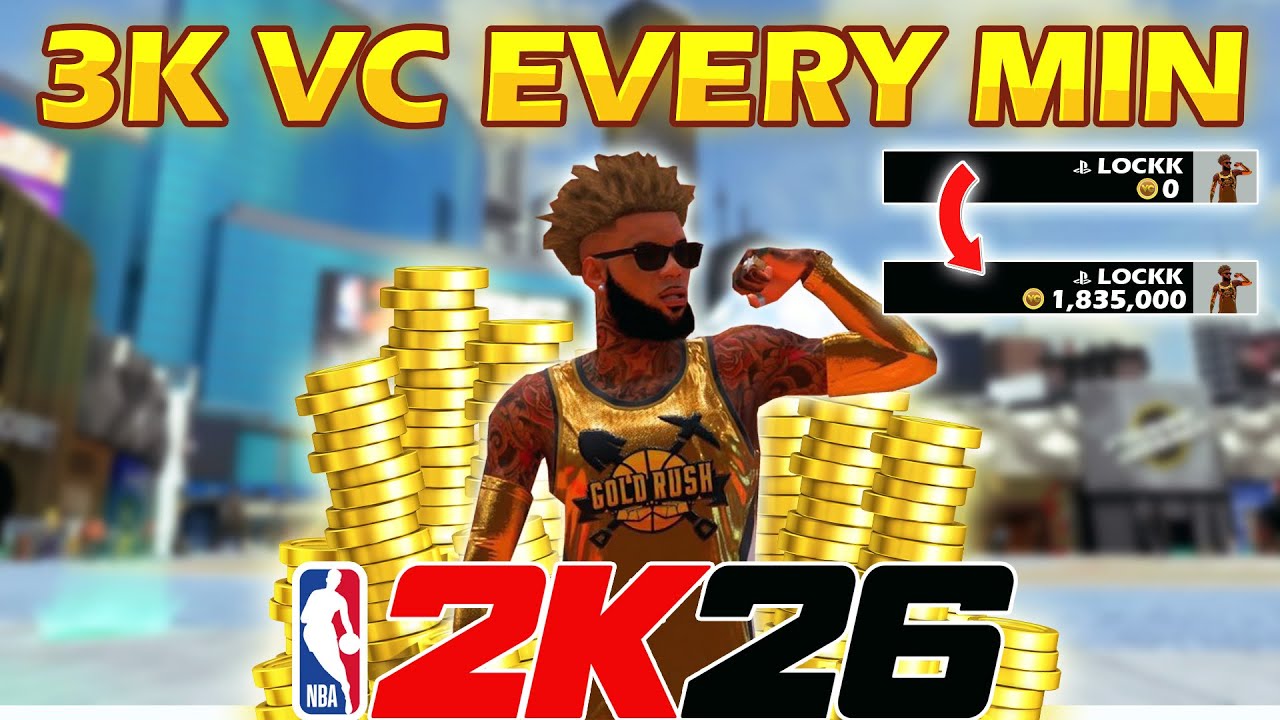 NEW VC METHOD IN NBA 2K26! - 3K VC EVERY MIN! (Patched) - YouTube