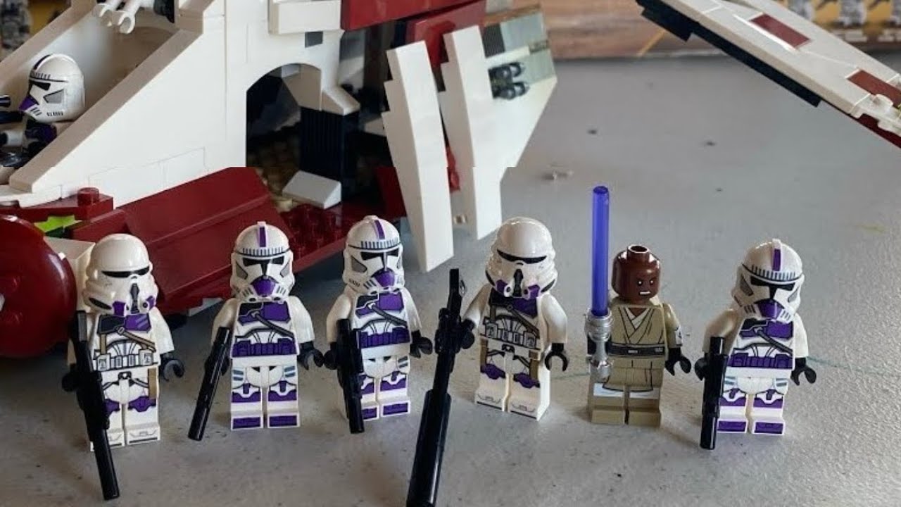Lego Republic Gunship Fighter Tank review! - YouTube
