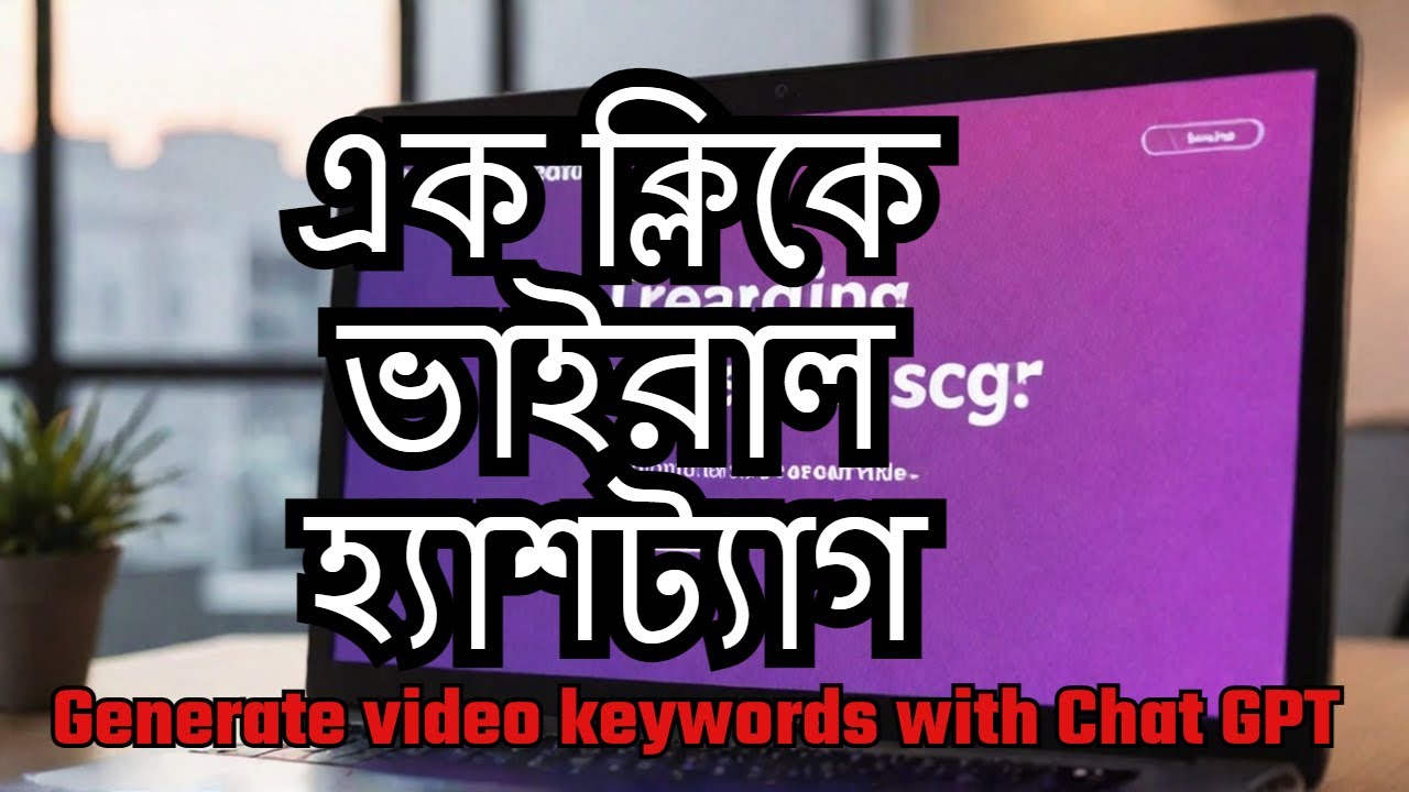 Create video hashtags with Chat GPT//Generate video keywords with Chat ...