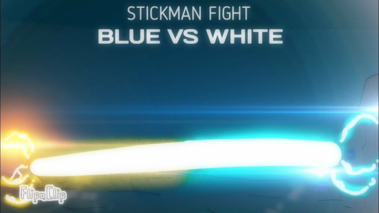 Epic Stickman Fight | BLUE VS WHITE - Flipaclip Animation - YouTube