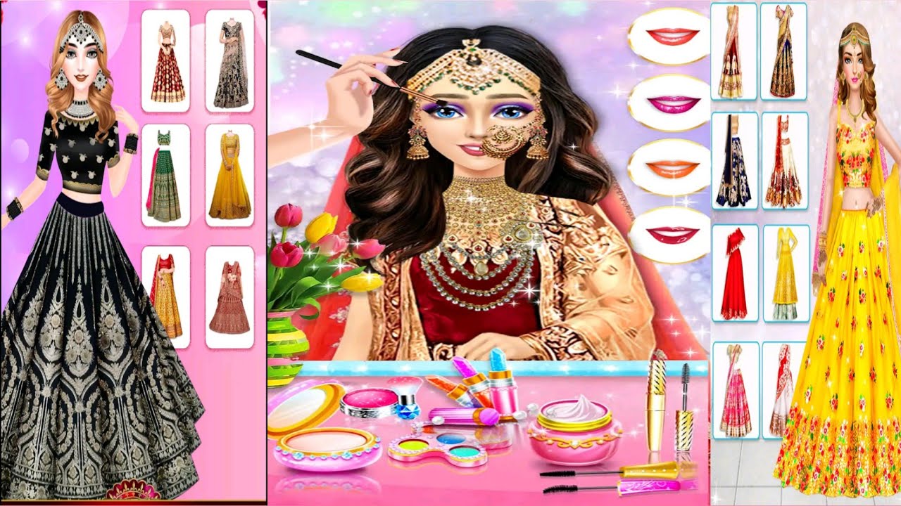 doll dress up model wedding superstar girl challenging makeover studio ...