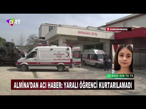 Almina’dan acı haber  Yaralı öğrenci kurtarılamadı