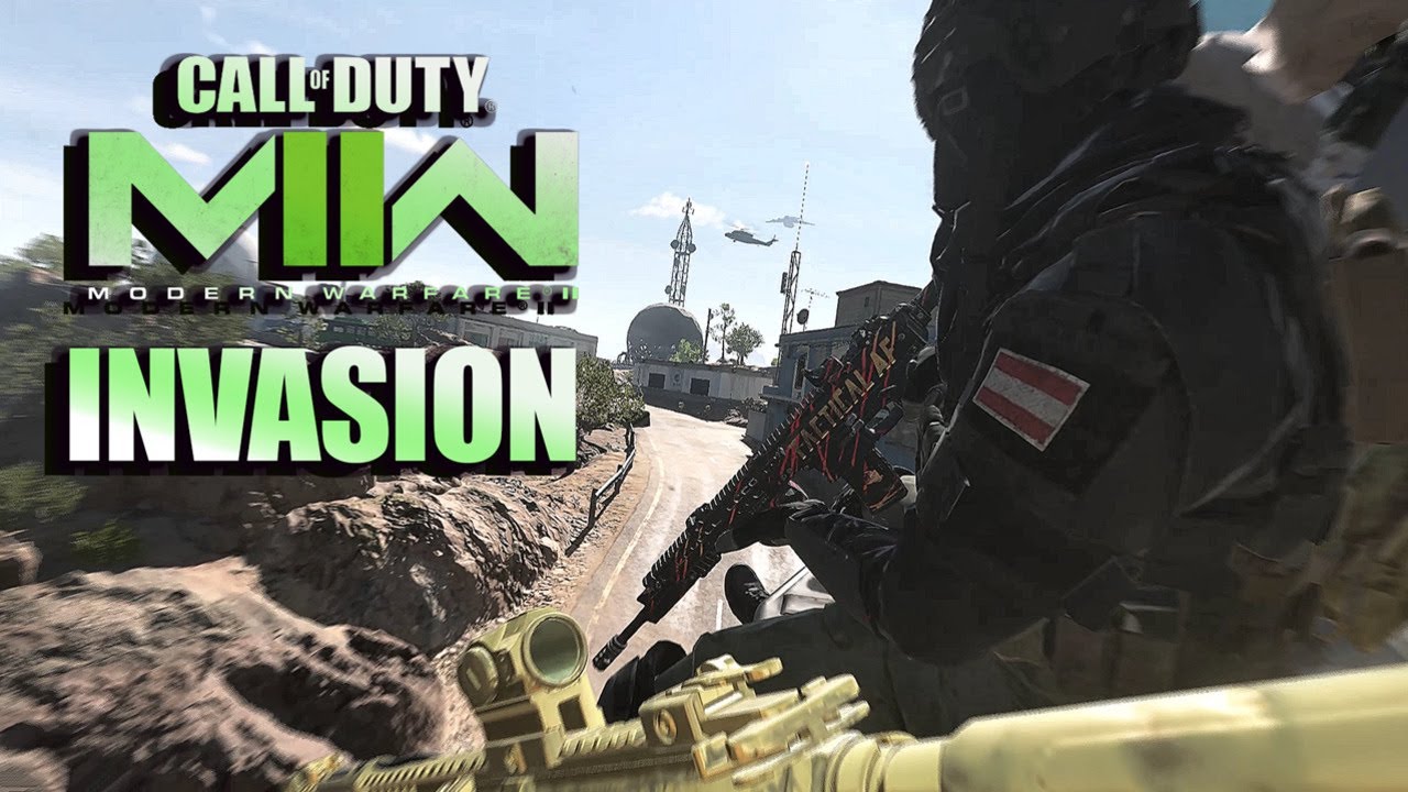Call of Duty Modern Warfare 2 Multiplayer Invasion Mode !! Sweaty game ...