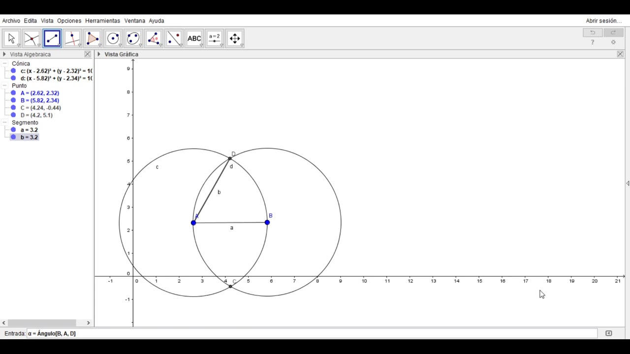 Construir un ángulo de 60 grados - YouTube