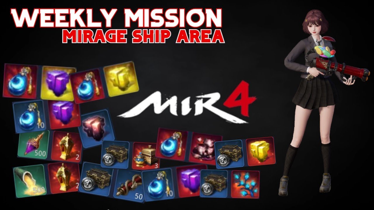 WEEKLY MISSION MIRAGE SHIP AREA | F2P JOURNEY | MIR4 GLOBAL - YouTube