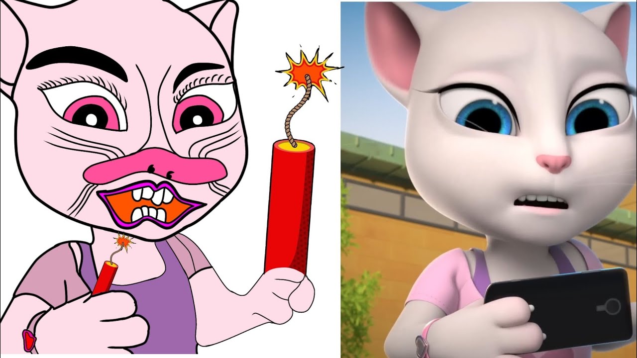 Talking Tom - Shorts Funny Drawing meme | Funny Tom Videos - YouTube
