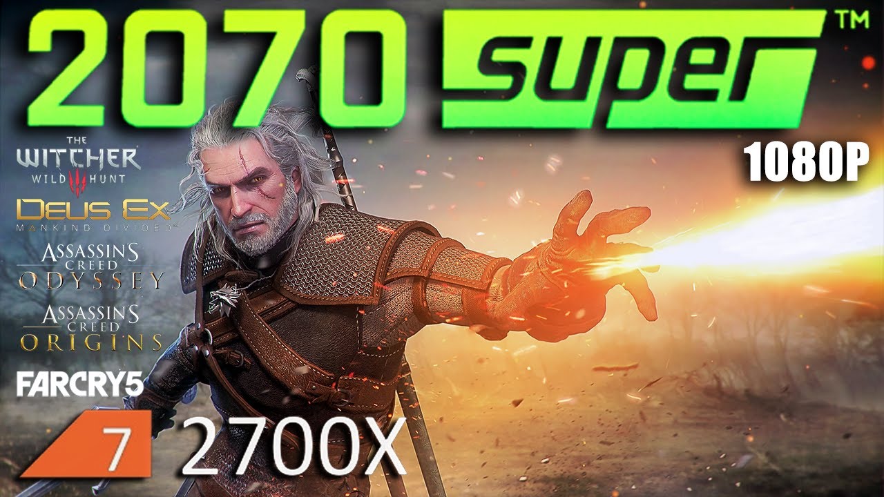 RTX 2070 Super + Ryzen 7 2700X Test in Games (ULTRA 1080p) - YouTube
