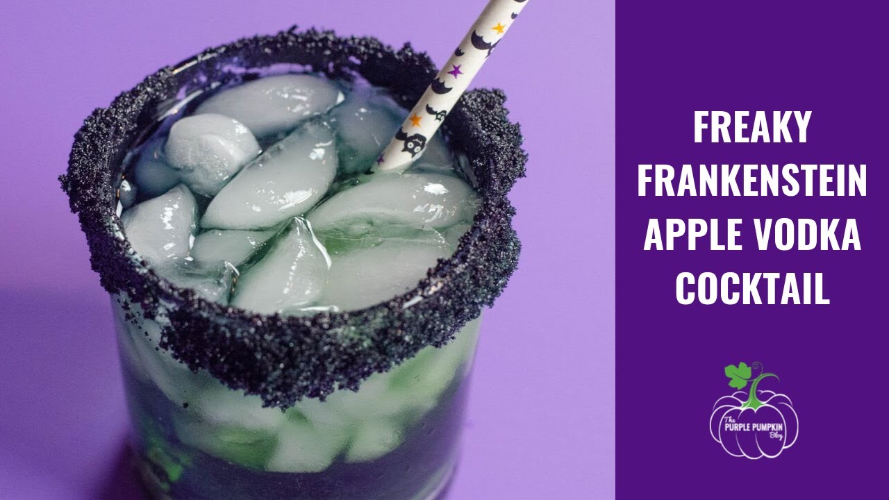 Freaky Frankenstein Cocktail | Apple Vodka Cocktail for Halloween ...