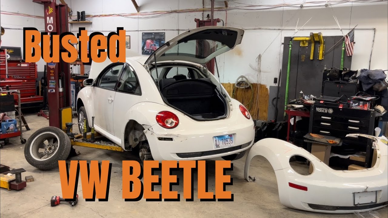 $300 VW Beetle Gets a New Rear End🍑 - YouTube