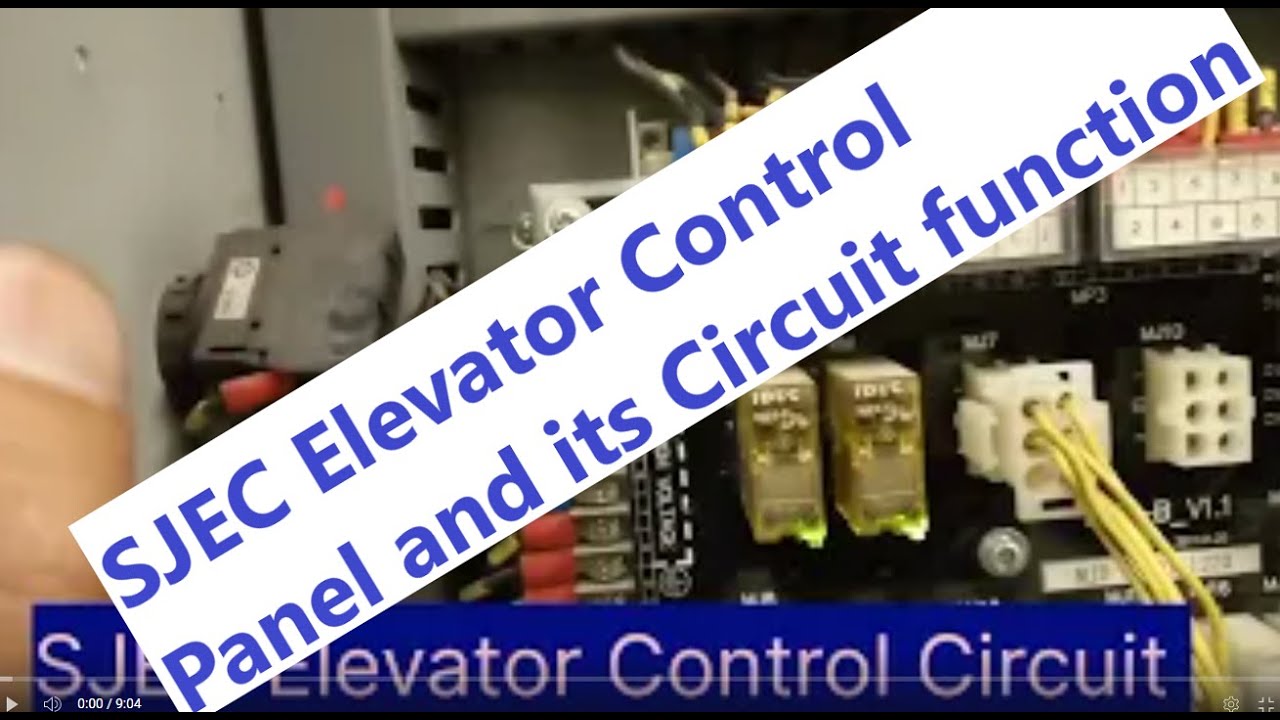 SJEC Elevator Control panel Circuit Dest - YouTube