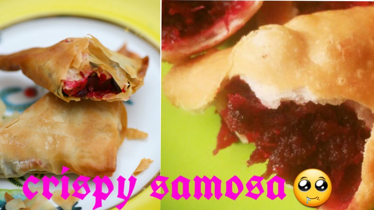 Crispy beetroot samosa | spicy snacks | how to make betroot samosa at ...